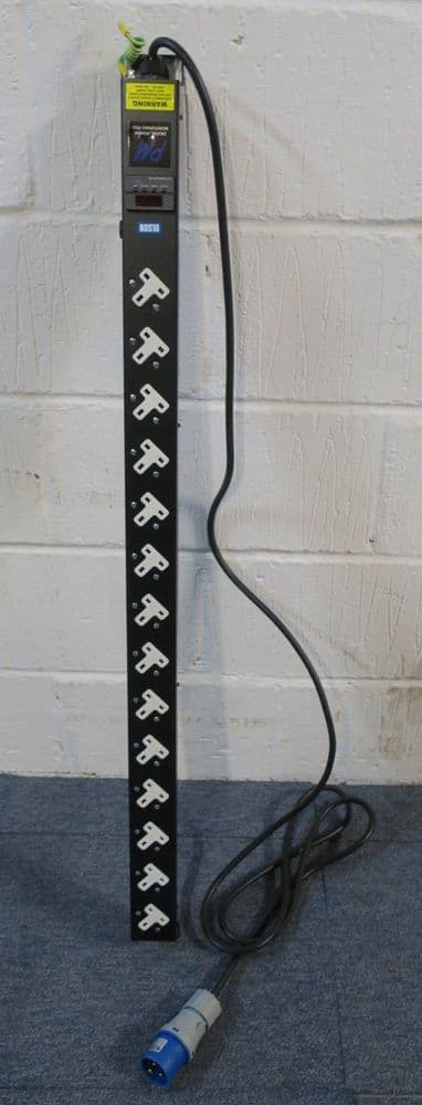 Olson 888/AT&T/LH 14 Way 16A Power Metered Sockets Angled Left 13A UK ...