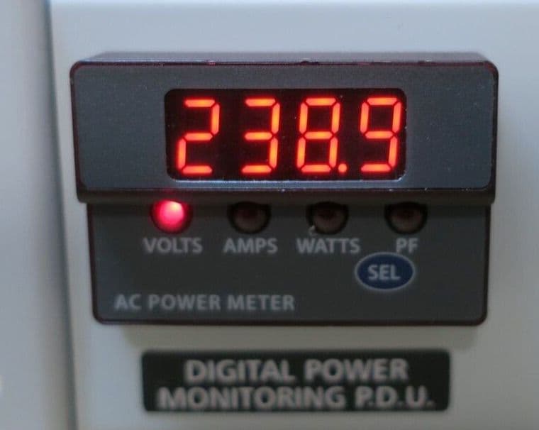 Olson PM1051/32 5 Way 19 1 5U 32A Unswitched Power Metered C19 240v PDU ...