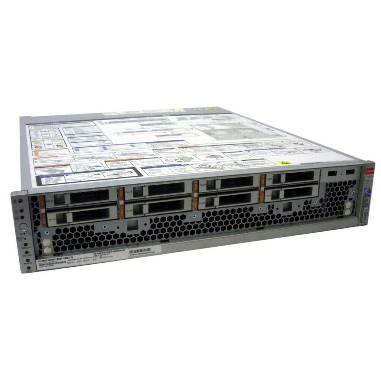 Oracle ZFS ZS3-2 Storage System CTO Up to 2x E5-2600 CPU 16-DIMM 8x 2 5" HDD Bay
