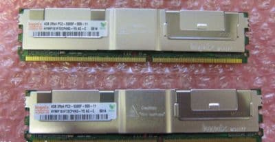Original Dell 8Gb 2 x 4Gb dimms RAM Memory Poweredge 2900 PC2-5300F ECC