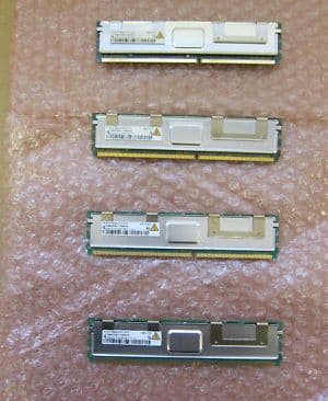 Original Dell 8Gb 4x2Gb Ram Poweredge Servers 1950 2950 2900 6950 R900 M600