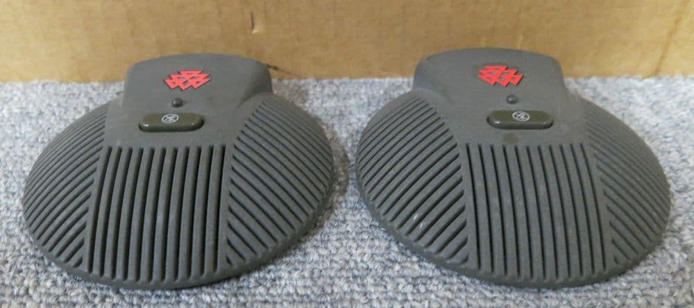 Pair Of Polycom 2201-00698-002 SoundStation EX External Microphone