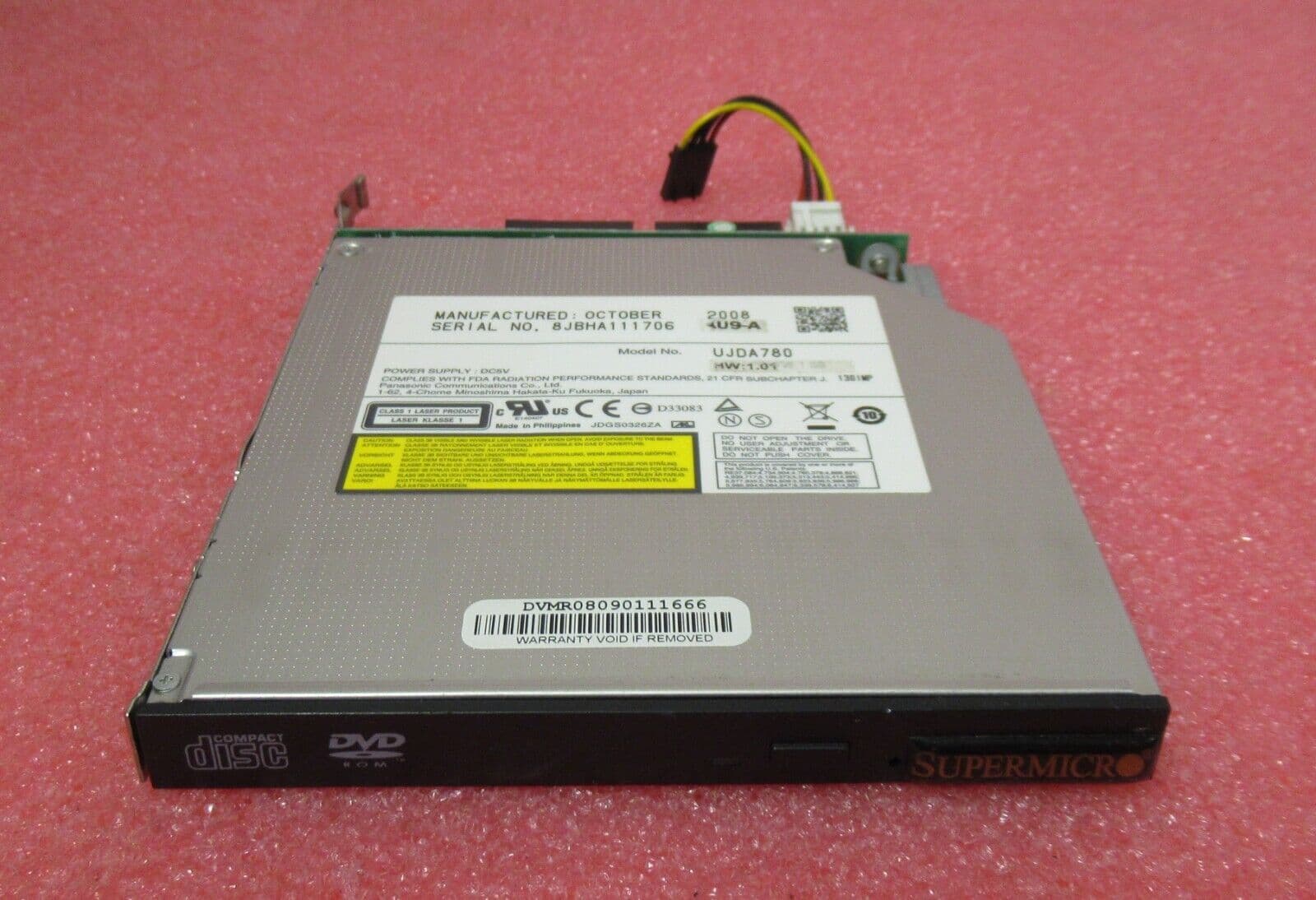 Panasonic UJDA780 Supermicro Server Internal PATA Slimline CD-RW DVD ...