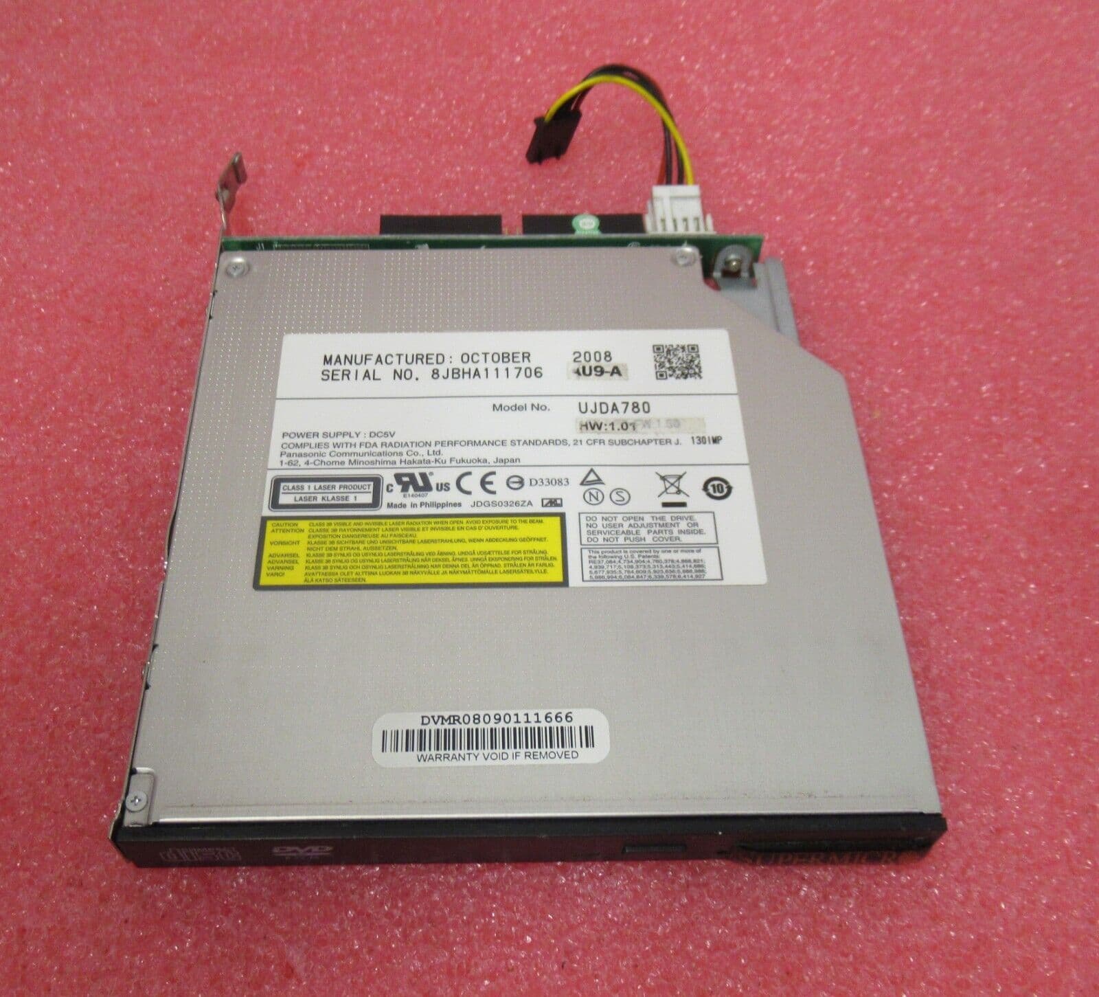 Panasonic UJDA780 Supermicro Server Internal PATA Slimline CD-RW DVD ...