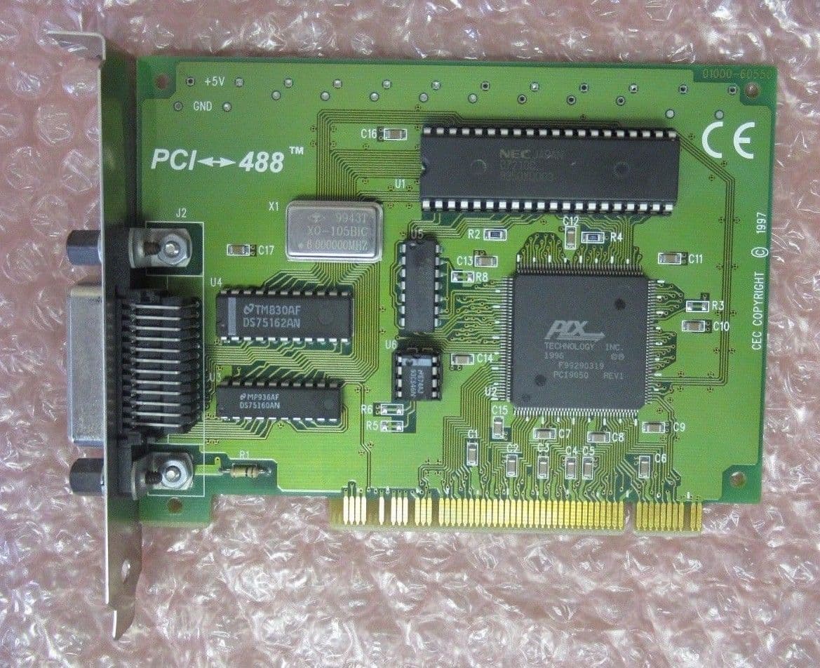 PCI-488 CEC GPIB IEEE488 Data Acquisition Card 01000-60550 Full Height ...