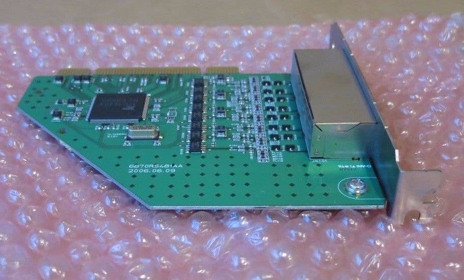 Pelco 4 Port DX8100 Series Network Internal Ethernet Card 6870R5481AA CCTV
