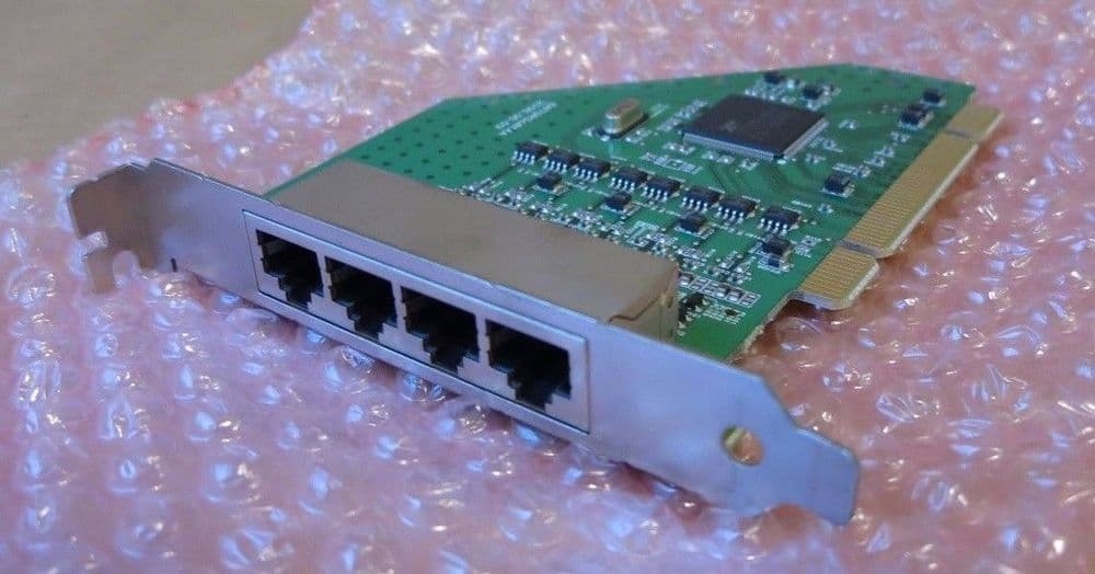 Pelco 4 Port DX8100 Series Network Internal Ethernet Card 6870R5481AA CCTV