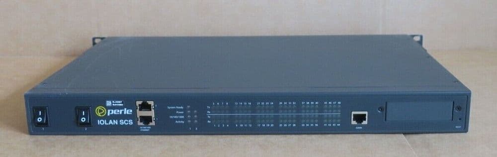 Perle IOLAN SCS 1U Secure Console Server SCS48C DAC 48x ports Dual AC ...