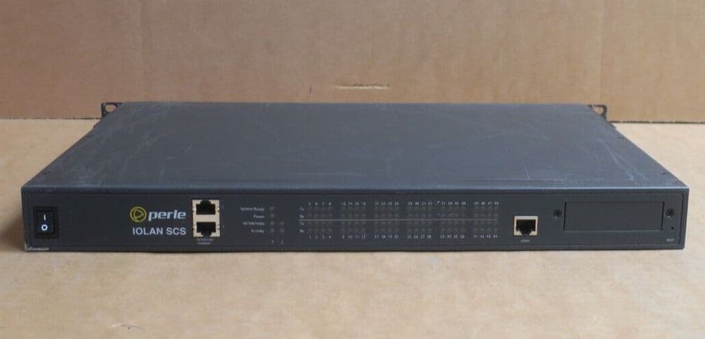 Perle IOLAN SCS SCS48C Secure Console Server 48x RS-232 Single AC 04030740