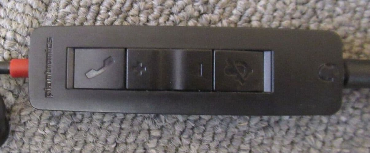 Plantronics 325T 300DA Blackwire Wired Binaural Stereo Headset With ...