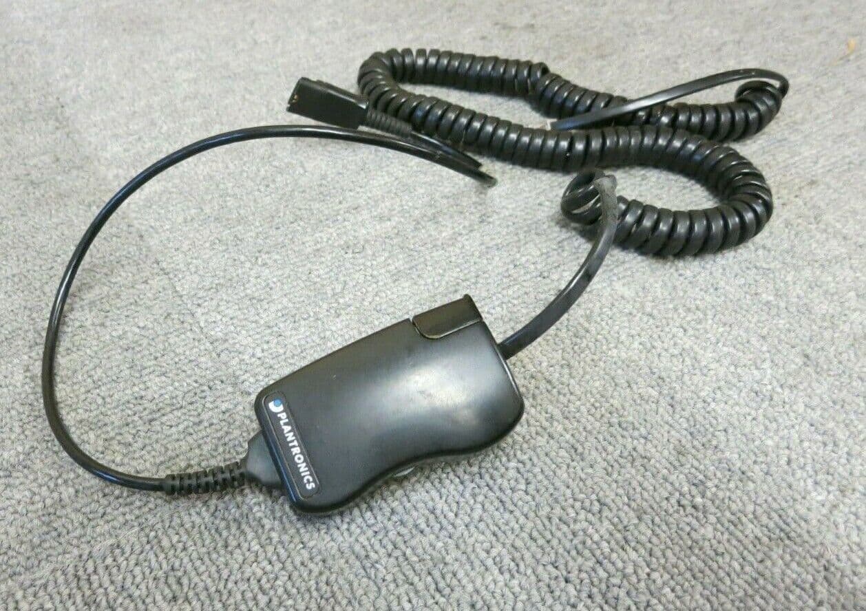 Plantronics 33784-01 E10-S1 Vista Adapter / Amplifier With Black Curly ...