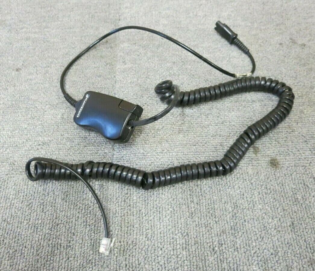 Plantronics 33784-01 E10-S1 Vista Adapter / Amplifier With Black Curly ...