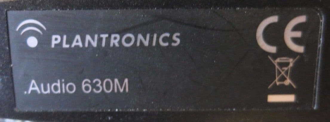 Plantronics Audio 630M Black Stereo Corded USB Supra-aural Headset