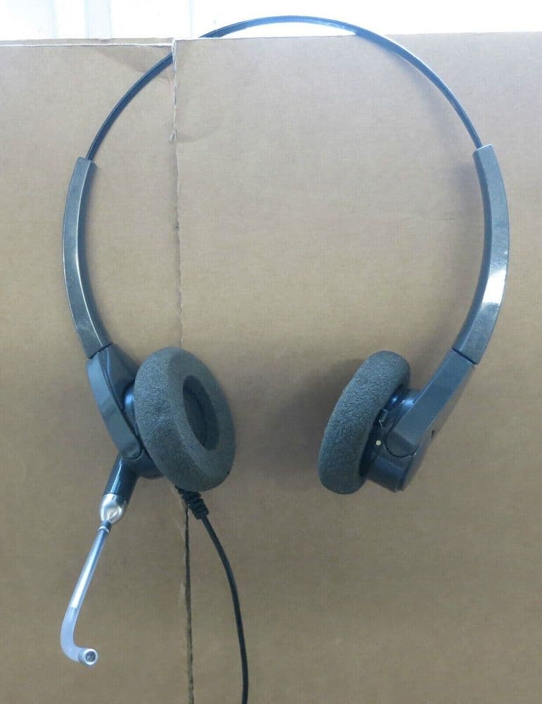 Plantronics H101 Encore Binaural On-Ear Voice Tube Office Headset