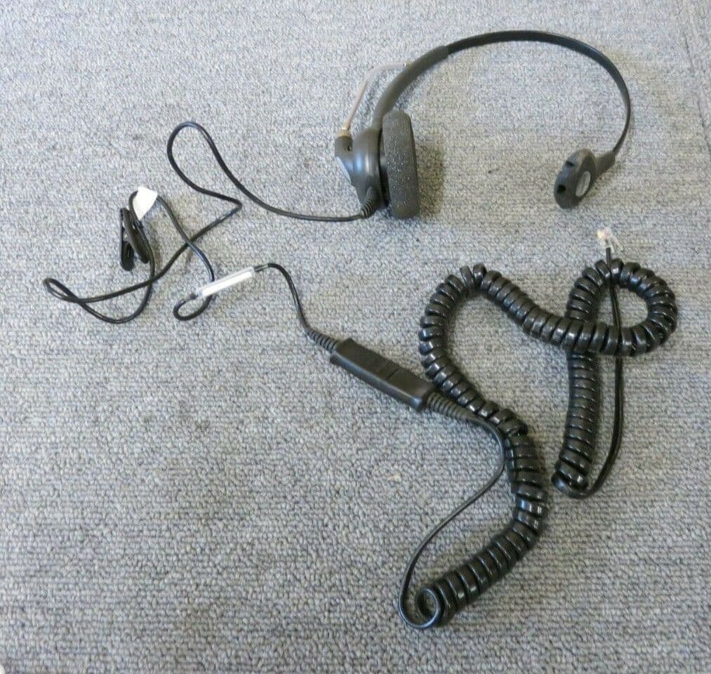 Plantronics HW251 64338-31 SupraPlus Wideband Monaural Mono Wired Headset