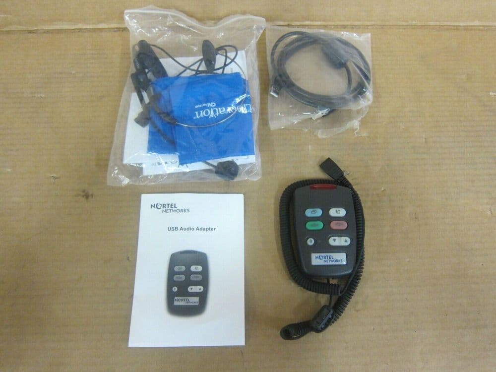 Plantronics LB2200 Series Telephone Headset - Nortel USB Audio Adapter ...