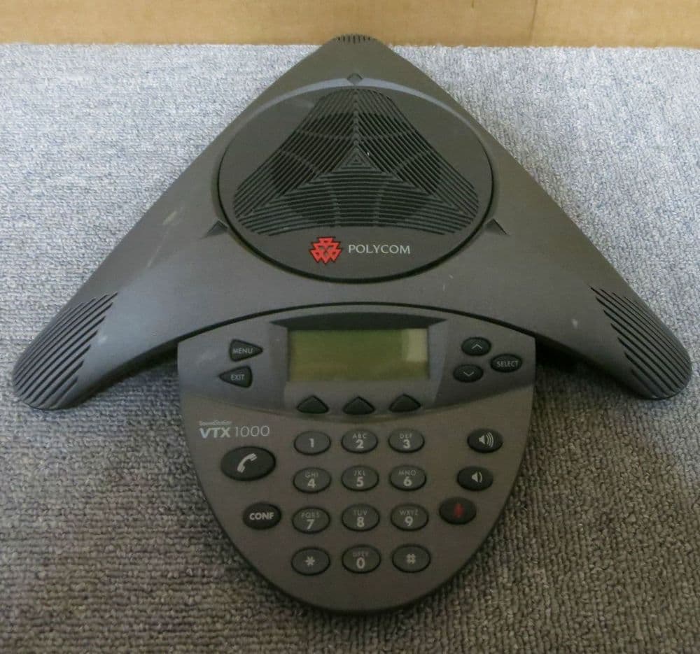 Polycom 2201-07142-601 SoundStation VTX1000 Conference Phone No Accessories