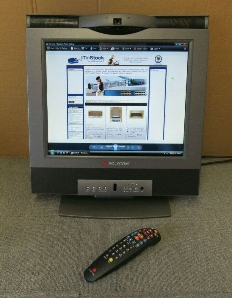 PolyCom 2201-22063-204 VSX3000 17" LCD Video Conferencing Terminal With ...