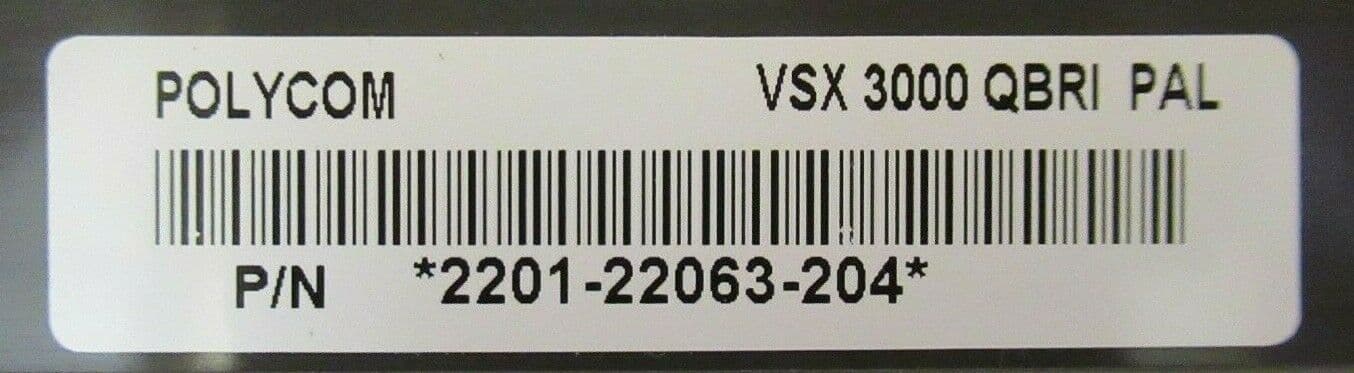 PolyCom 2201-22063-204 VSX3000 17" LCD Video Conferencing Terminal With ...