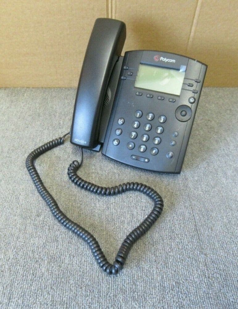 Polycom 2201-46135-001 VVX300 VoIP IP PoE 6-Line Business Speakerphone ...