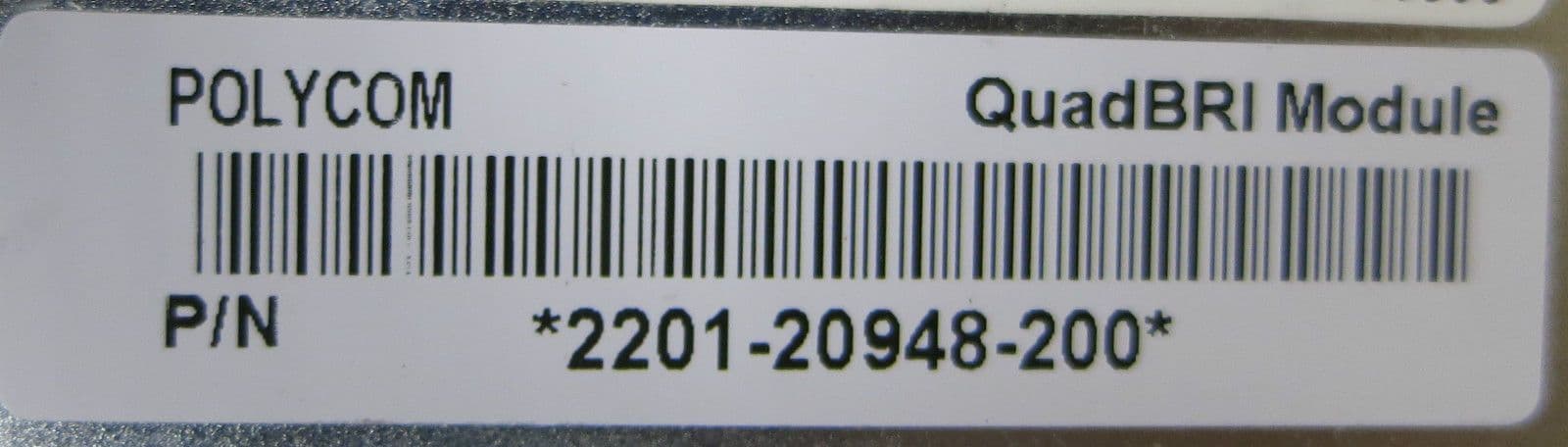 POLYCOM 4Port Quad BRI Module 2201-20948-200 VSX 8000 7000e QUADBRI