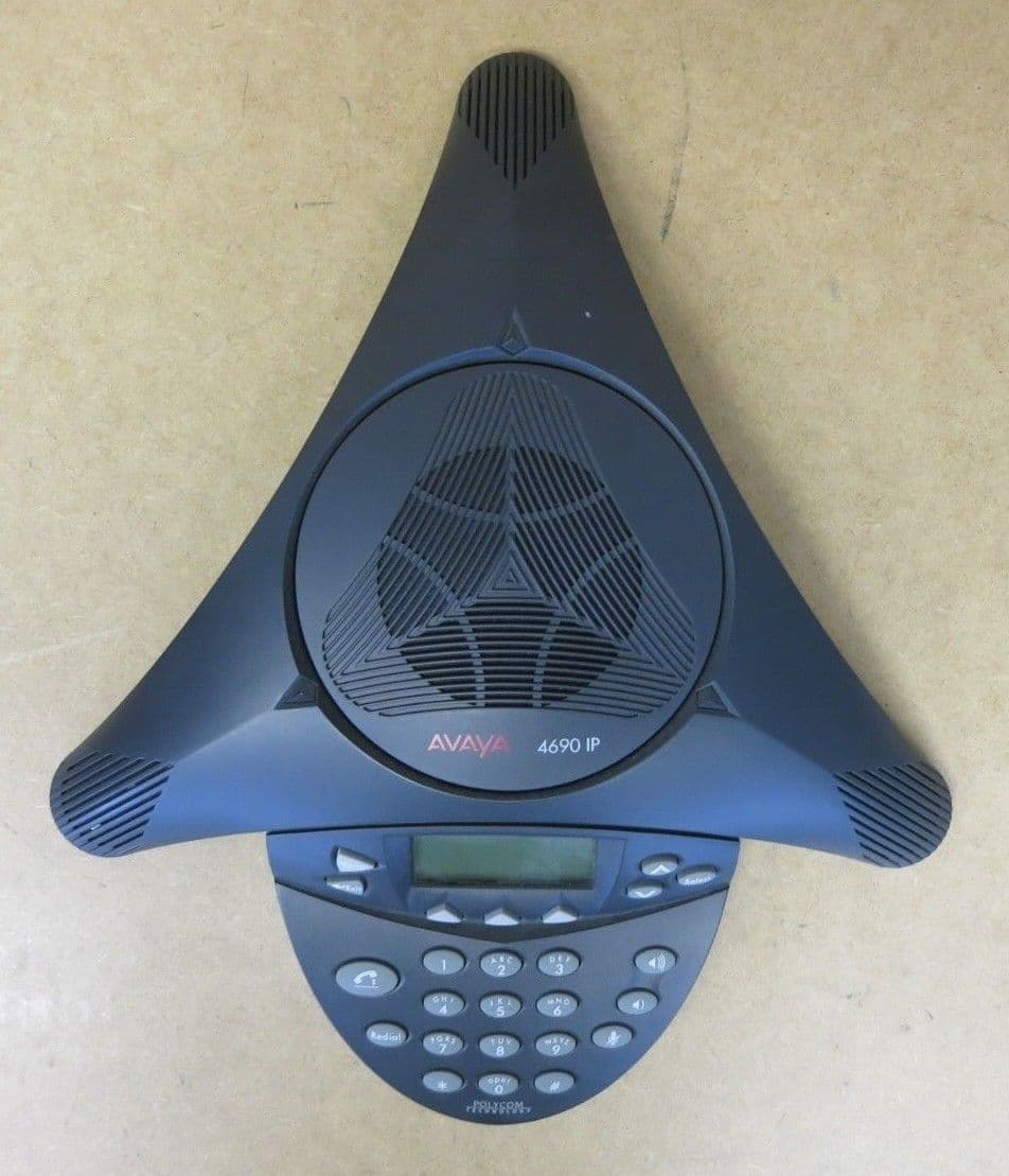 Polycom Avaya IP 4690 VoIP PoE Conference Speaker Phone 2301-06682-001