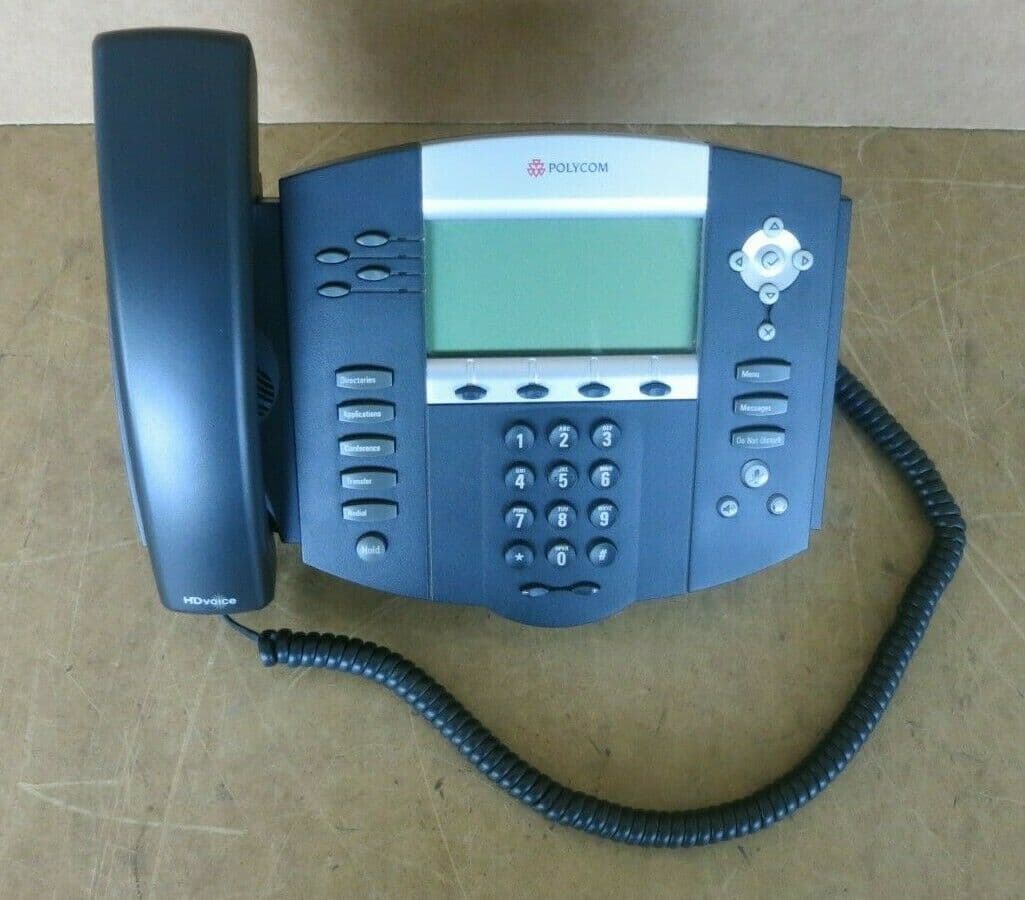 Polycom IP 550 SIP IP VoIP Desktop Business Phone 610807533511 2201 ...