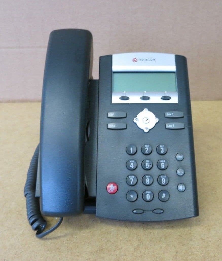 Polycom IP331 SoundPoint Phone SIP 2201-12365-001 Desktop POE Telephone ...