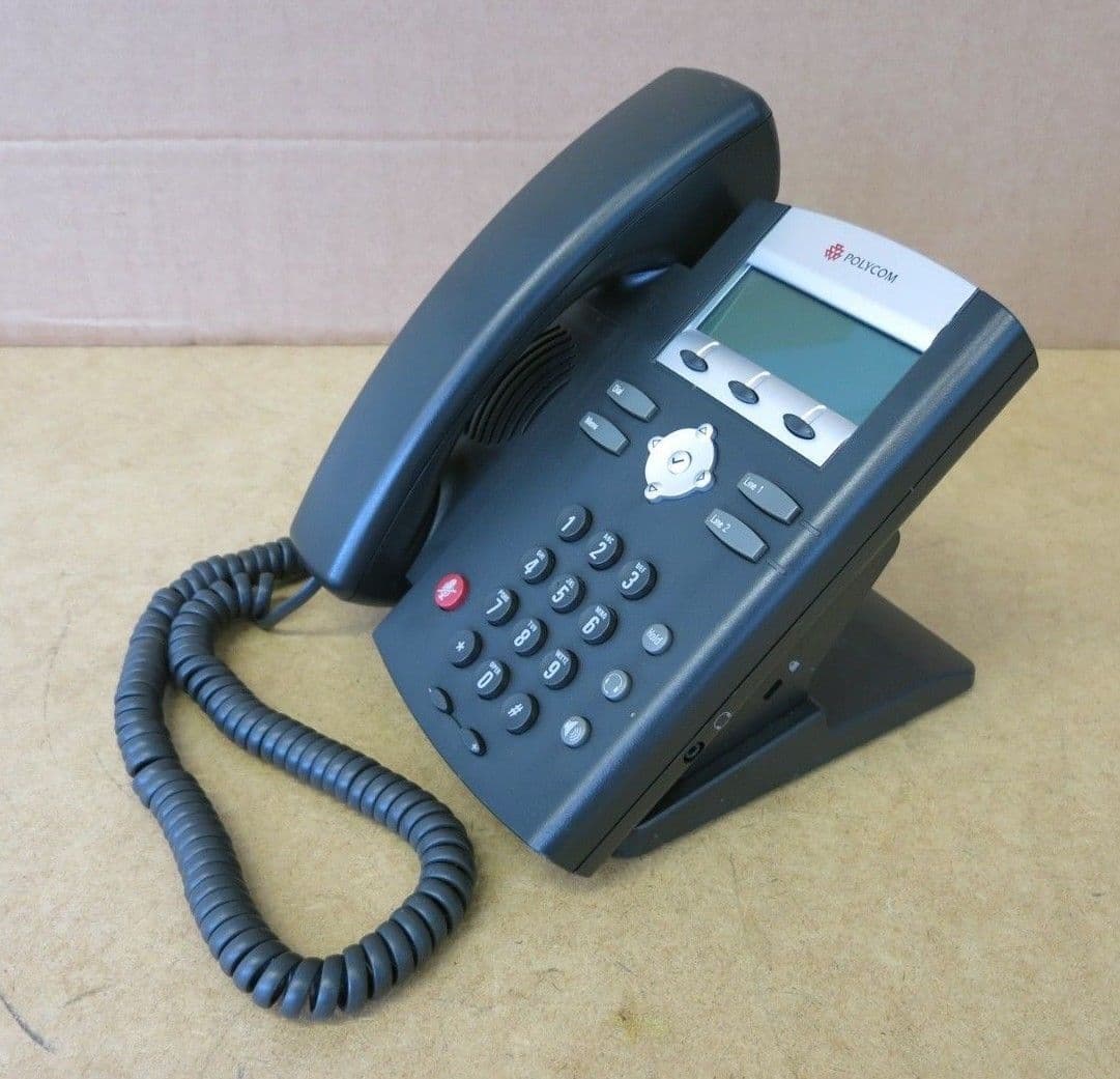 Polycom IP331 SoundPoint Phone SIP 2201-12365-001 Desktop POE Telephone ...