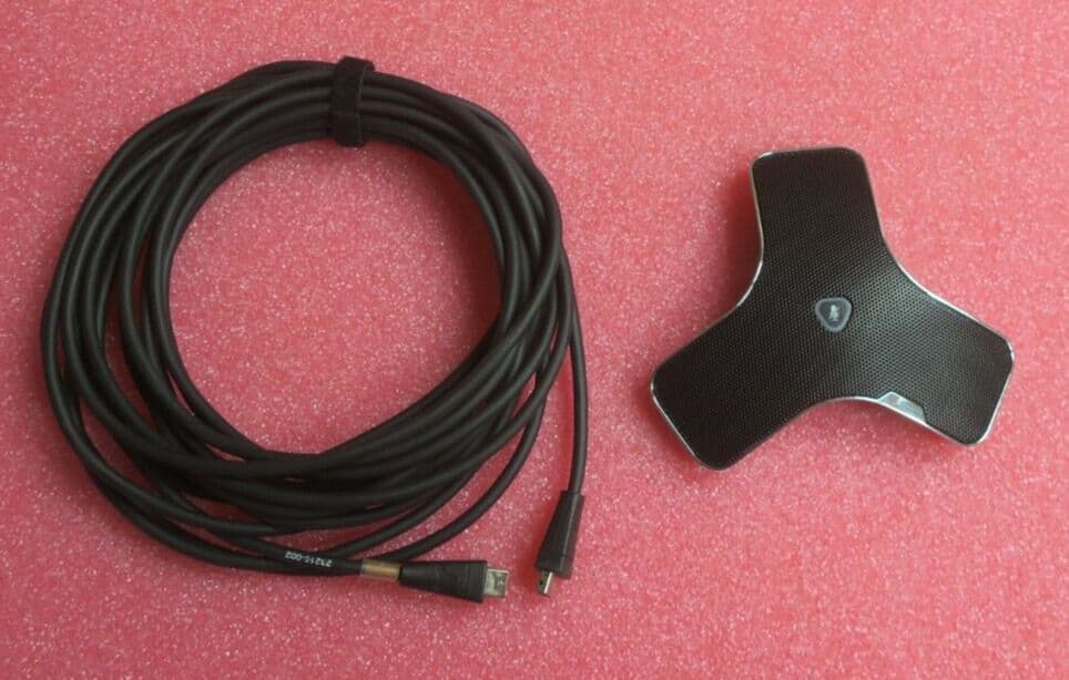 Polycom RealPresence Microphone 2201-61063-001 & Cable For Conferencing ...