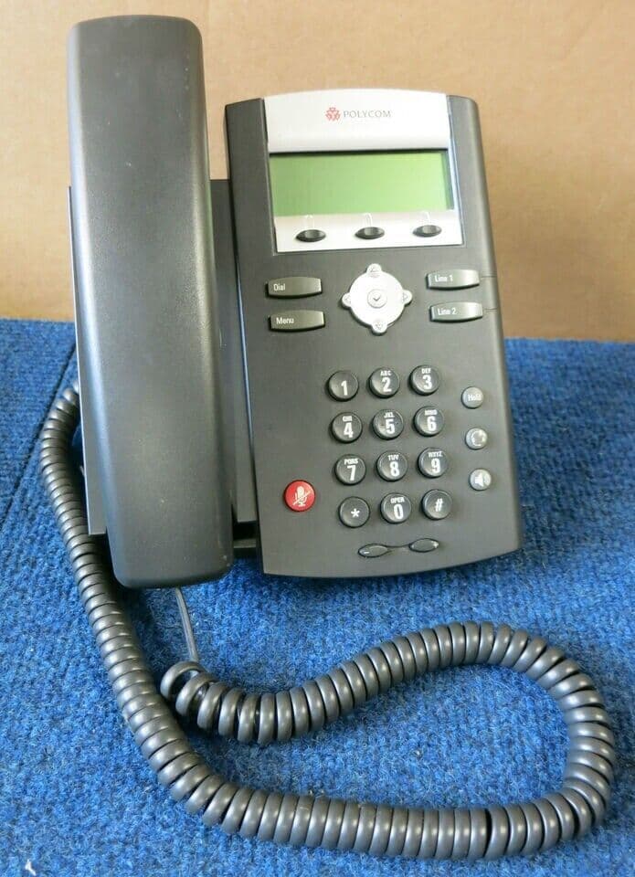 Polycom SoundPoint IP 330 IP330 SIP VoIP Phone With Stand 2201-12330-001