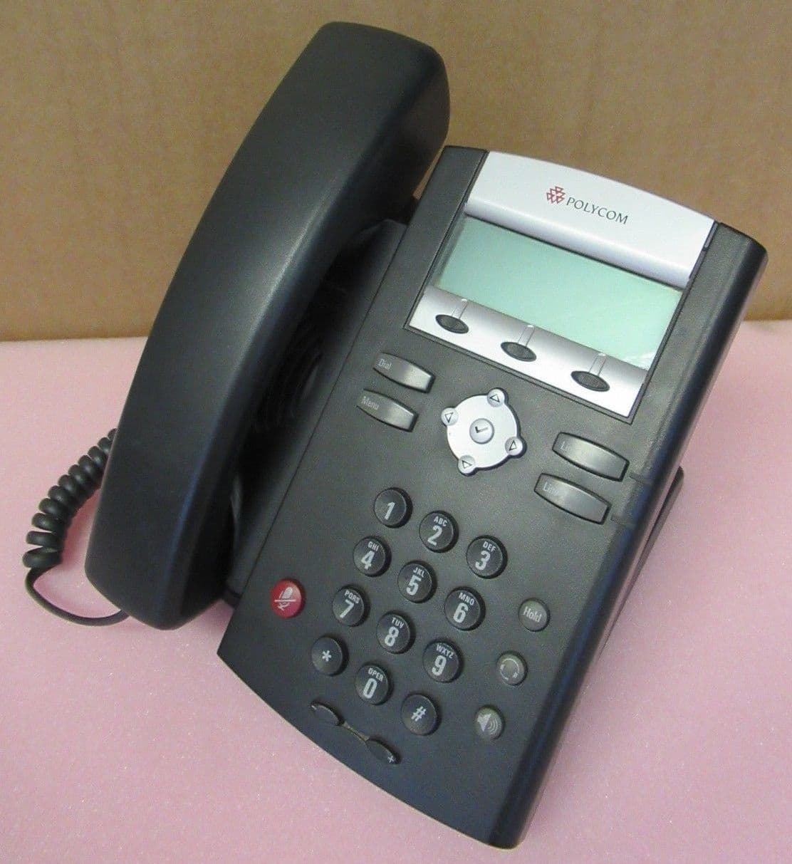 Polycom SoundPoint IP321 IP VoIP SIP 2-Line Phone PoE Ethernet 2201 ...