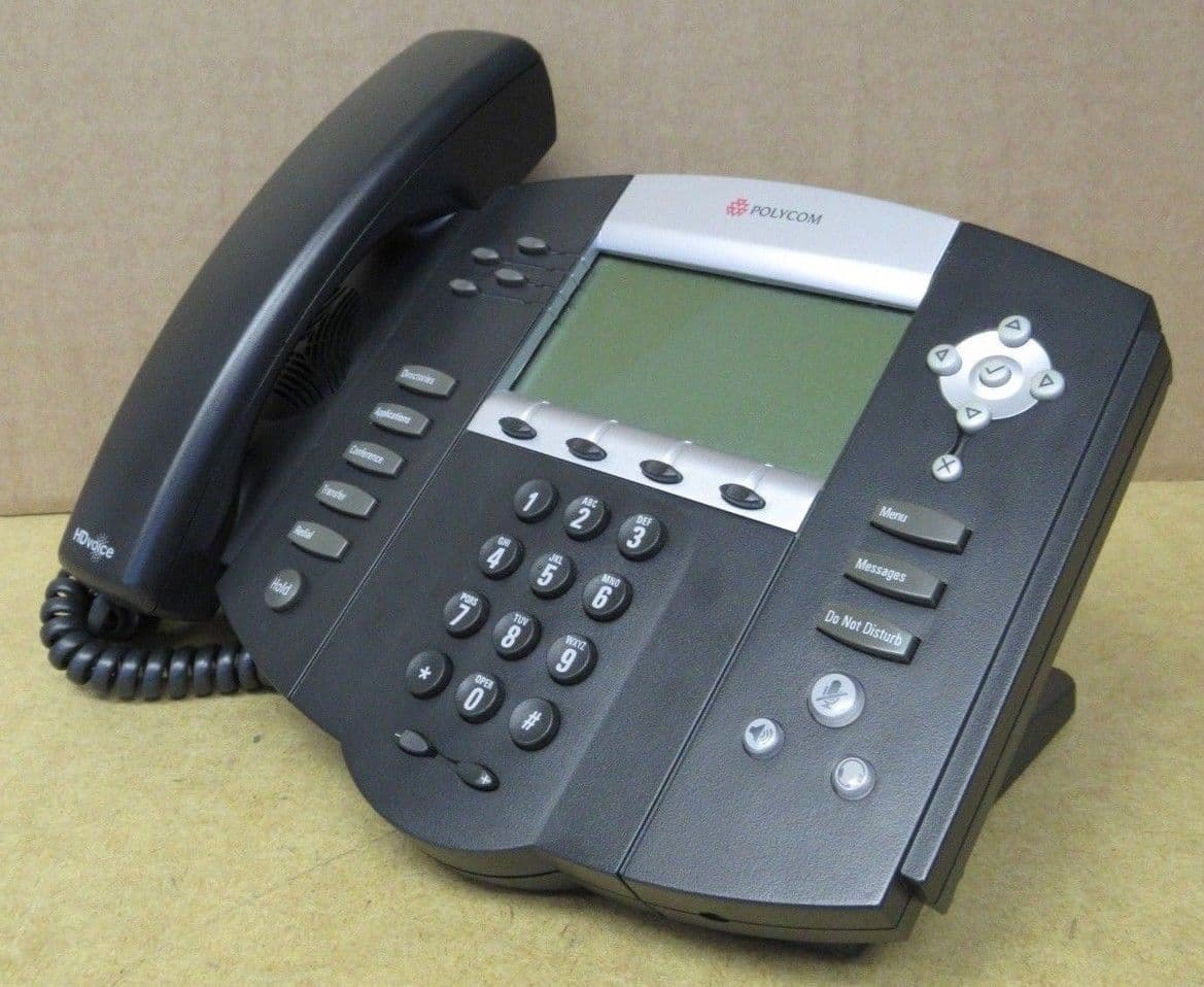 Polycom SoundPoint IP560 SIP Phone Gigabit Ethernet Telephone 2201 ...