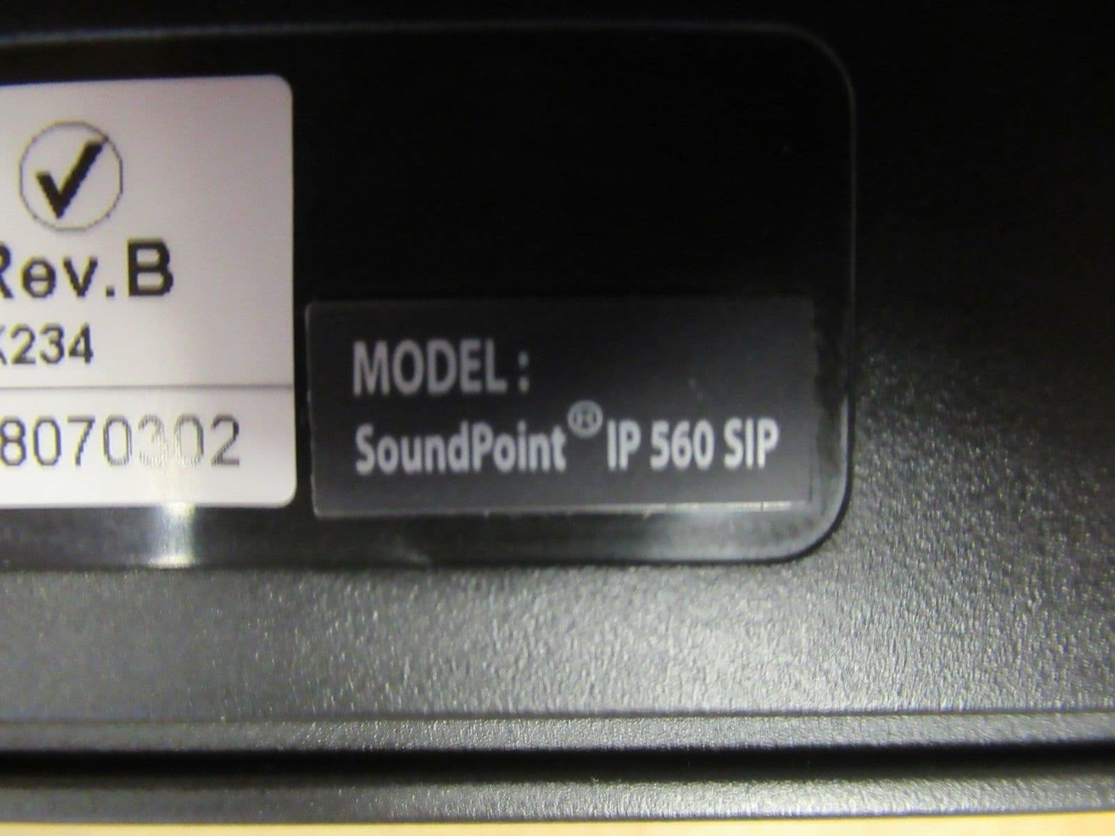 Polycom SoundPoint IP560 SIP Phone Gigabit Ethernet Telephone 2201 ...