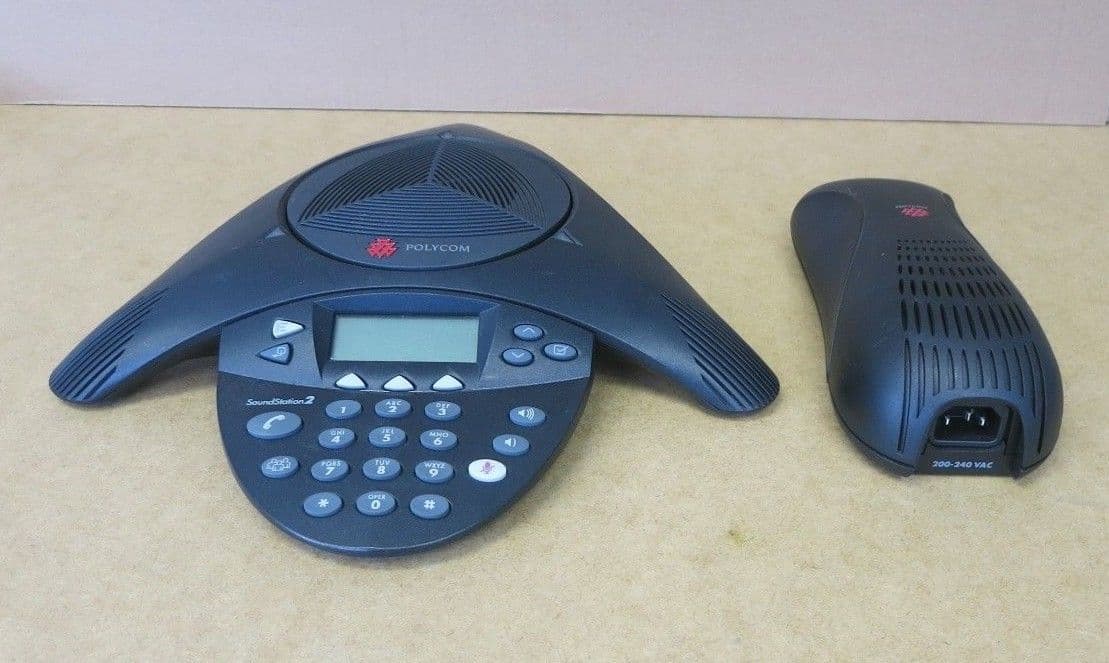 Polycom SoundStation 2 2201-16000-601 Phone With Universal Module 2201 ...