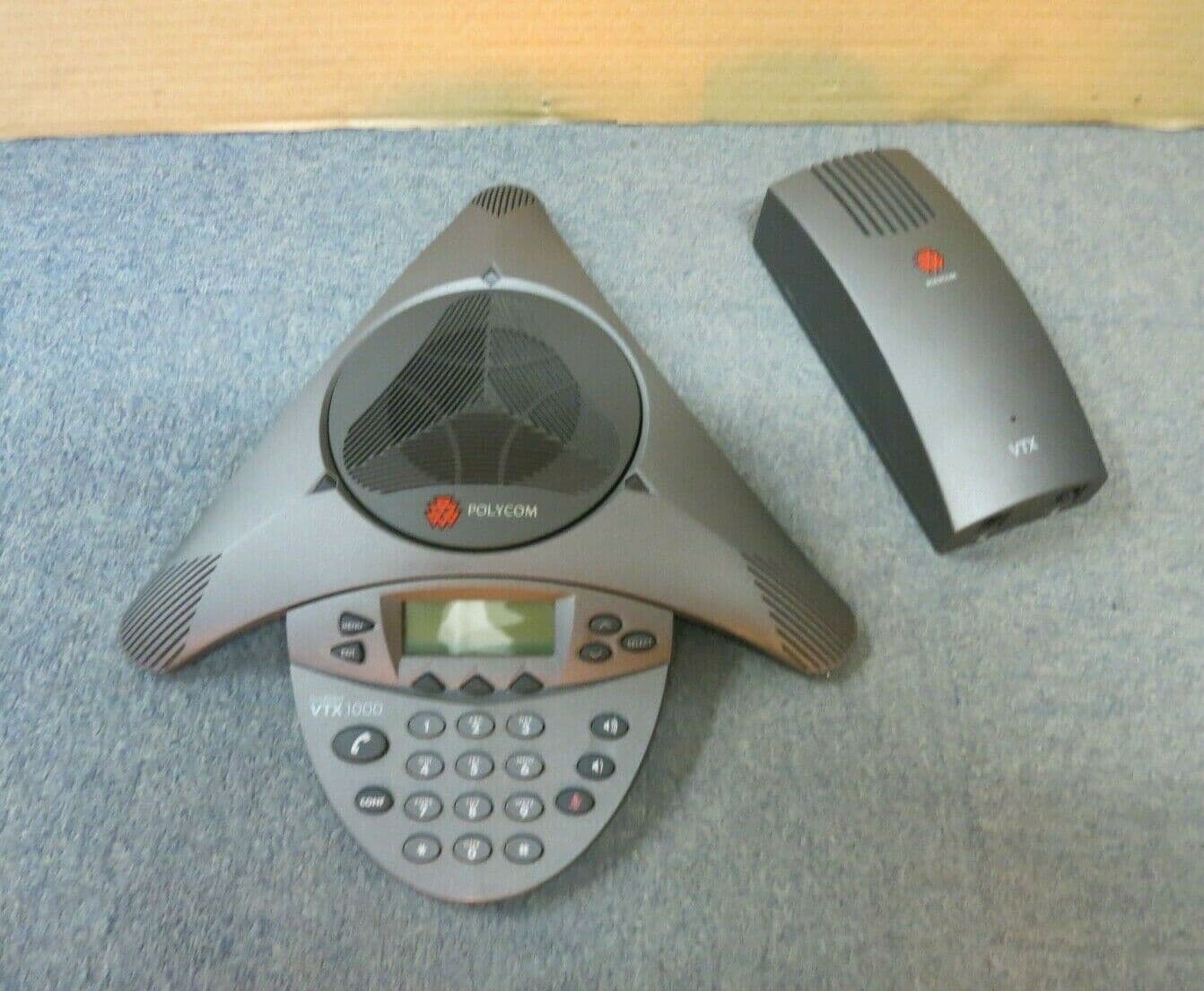 Polycom SoundStation 2201-07142-001 VTX1000 Display Wideband Conference Phone