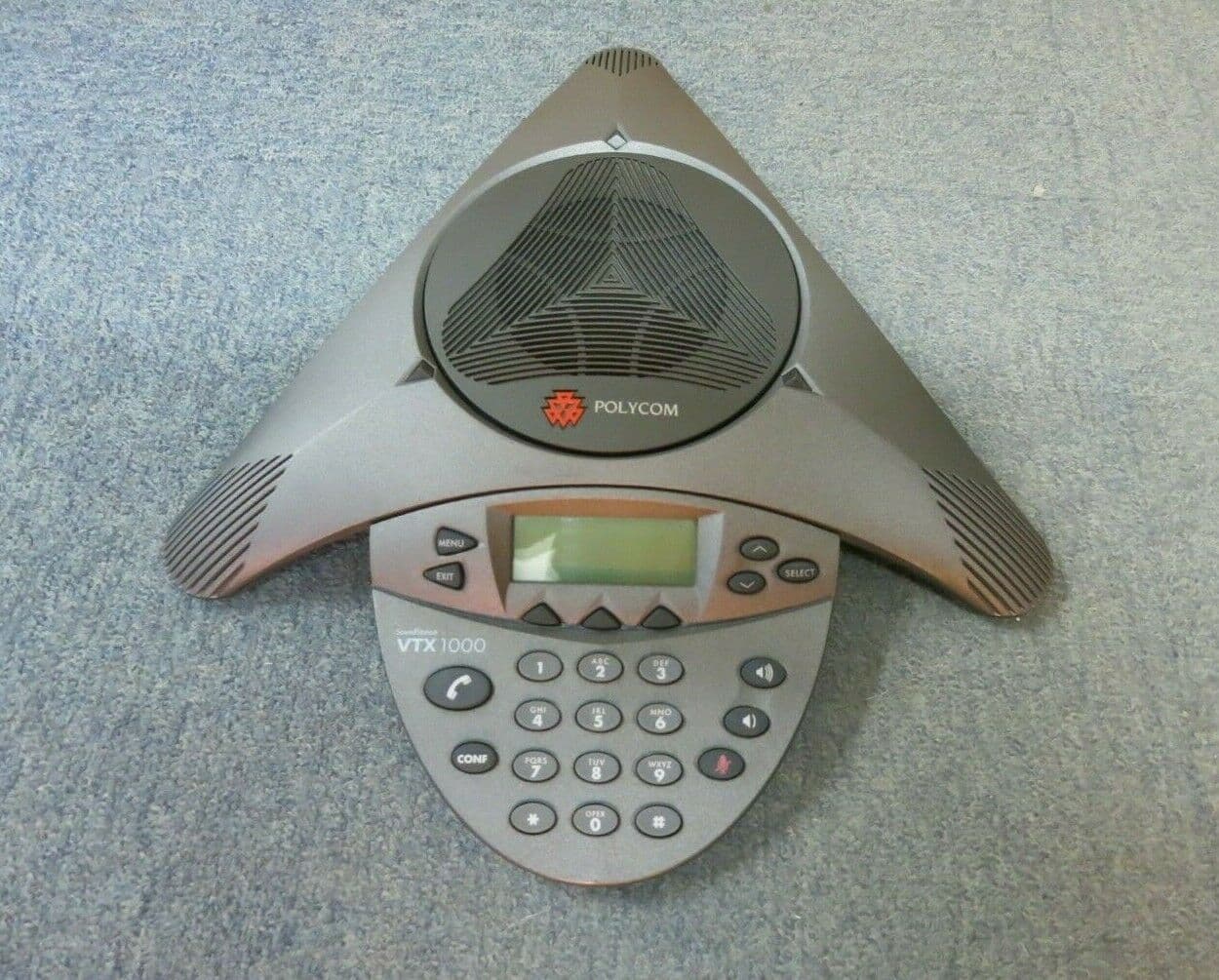 Polycom SoundStation 2201-07142-001 VTX1000 Display Wideband Conference Phone