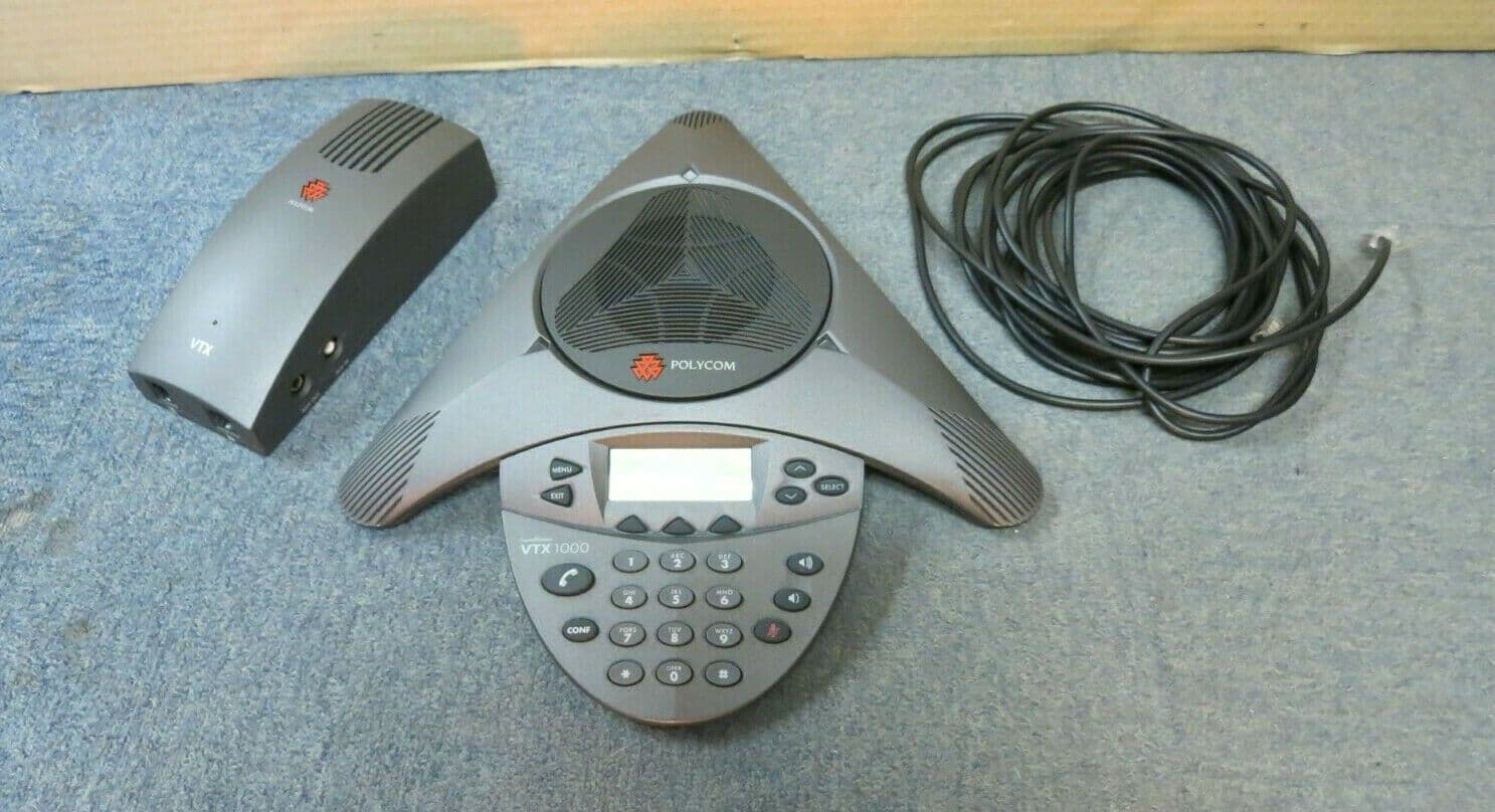 Polycom SoundStation 2201-07142-001 VTX1000 Display Wideband Conference ...