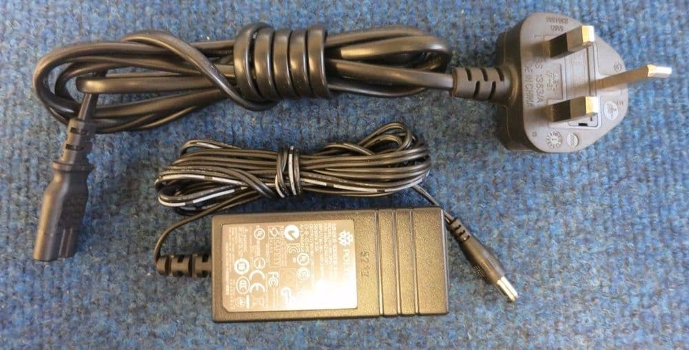 Polycom SPS-12-015-240 1465-42340-001 IP Phone AC Power Adapter 12W 24V ...