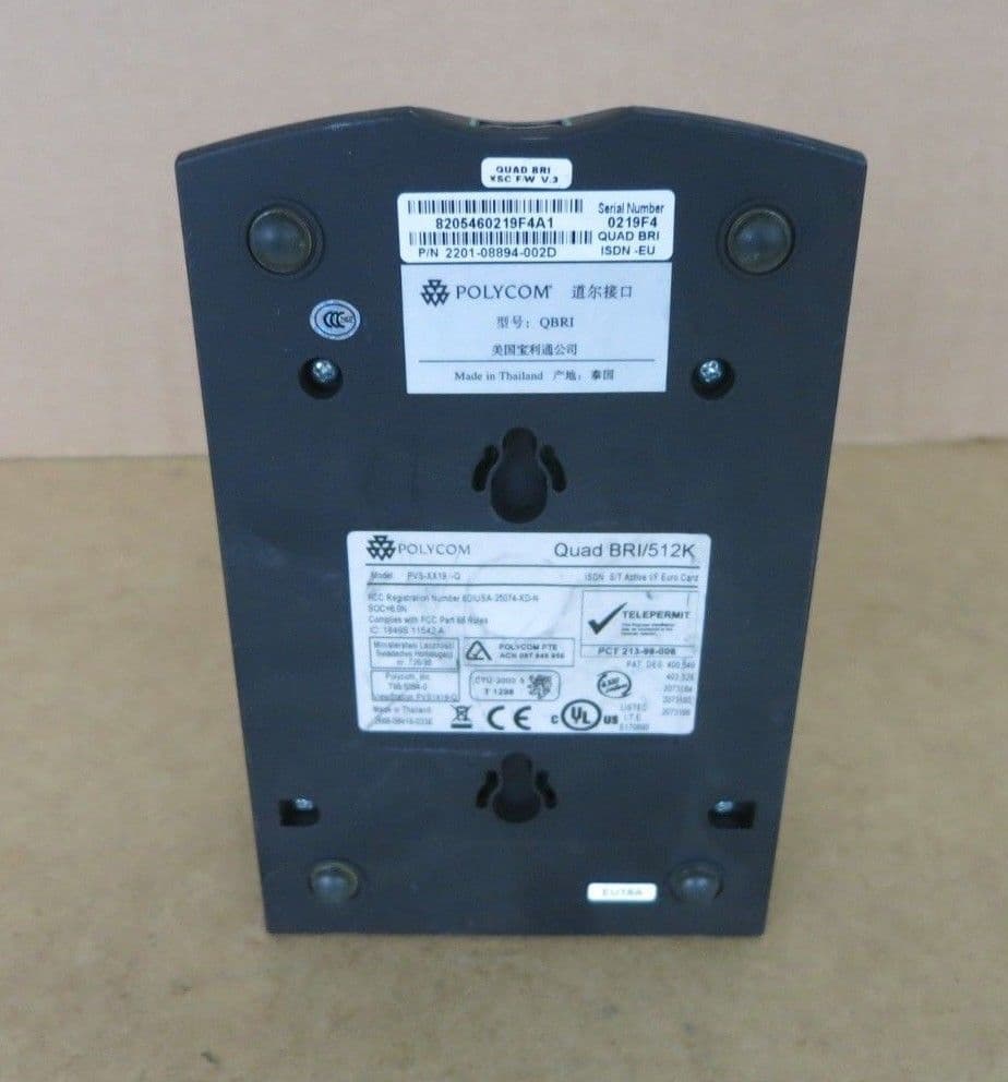 Polycom ViewStation Quad BRI/512K Model PVS-XX19 2668-08416-033