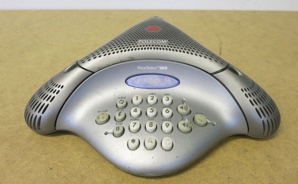 Polycom VoiceStation 100 2201-06846-001 Desktop Voice Conferencing Phone