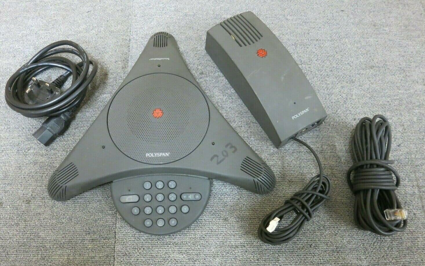 PolySpan 2201-03308-103-F 2201-00450-101-A SoundStation Conference Phone
