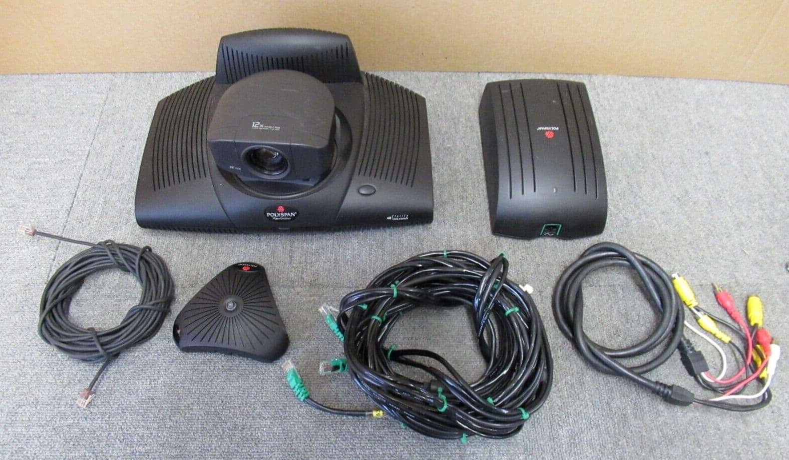 Polyspan ViewStation PVS-16XX PAL Video Conference Meeting System Camera