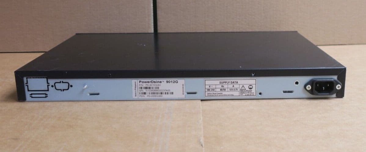 PowerDsine 9012G PD-9012G 12-Port Gigabit RJ45 PoE Unmanaged Midspan PD ...
