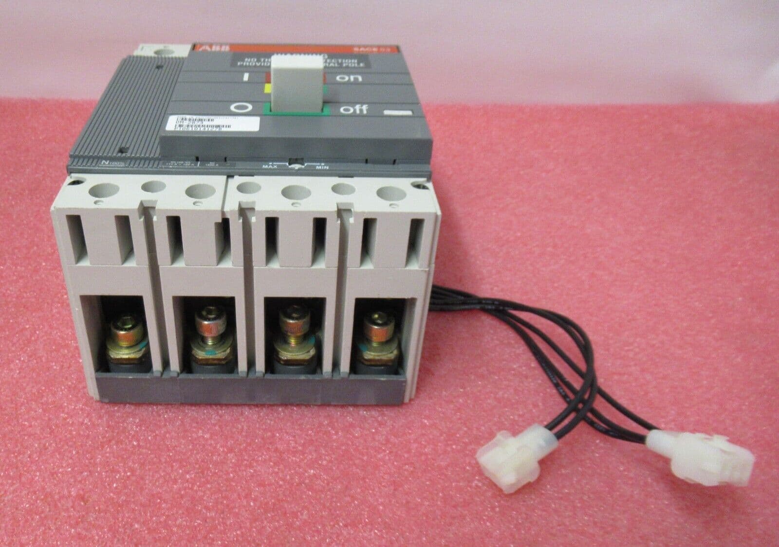 Powerwall ABB SACE S3 S3N OM-2873 PI0610141278 4 Pole 160A 690V Circuit ...