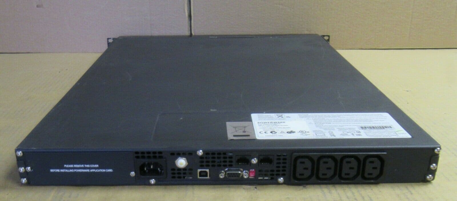 PowerWare PW5115 750i RM BLK 750VA/520W UPS 4x C13 Rackmount 1U 103003270-6591