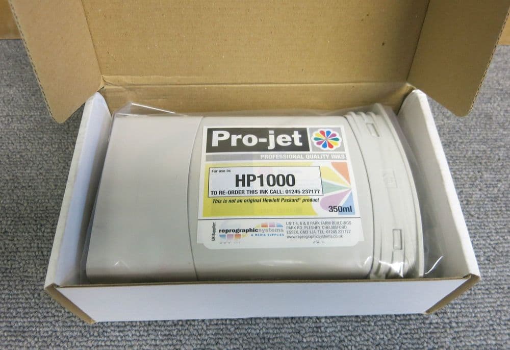 Pro-Jet Professional Quality Inks Cartridges Magenta For Use In HP1000