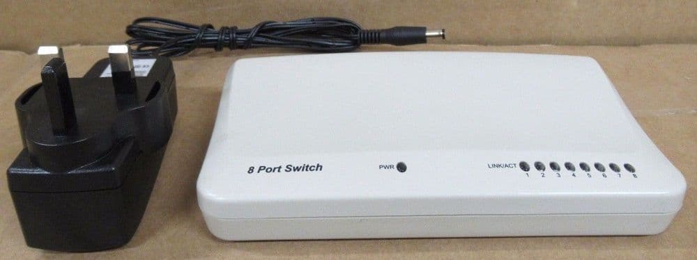 Pro-Nets ES3108CH5 8 Port 10/100 Mbps Fast Ethernet Full Duplex Switch