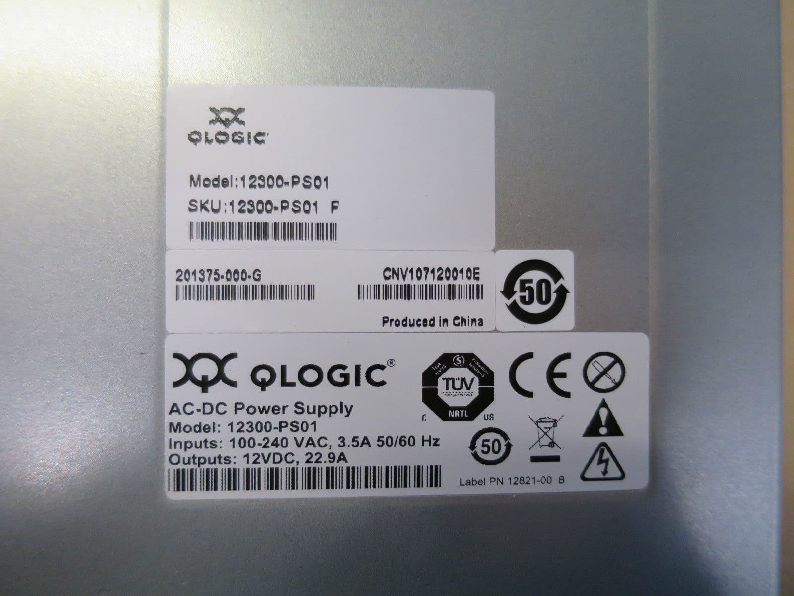 Qlogic 12300 Power Supply PSU 12300-PS01 12300PS01 201375-000