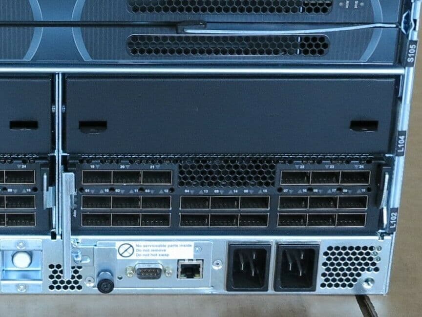 QLogic 12800-050 40Gbps 5U InfiniBand Switch 48 port with 2 x XD Leaf ...